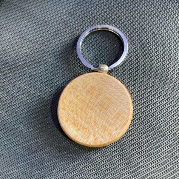 Wooden Keychain Base Round Shape | Jogi Art